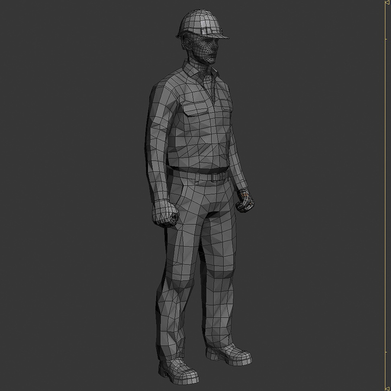 3d safety worker