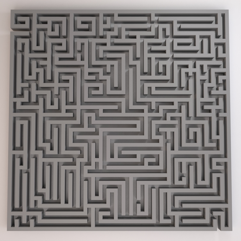 maze labyrinth 3d 3ds