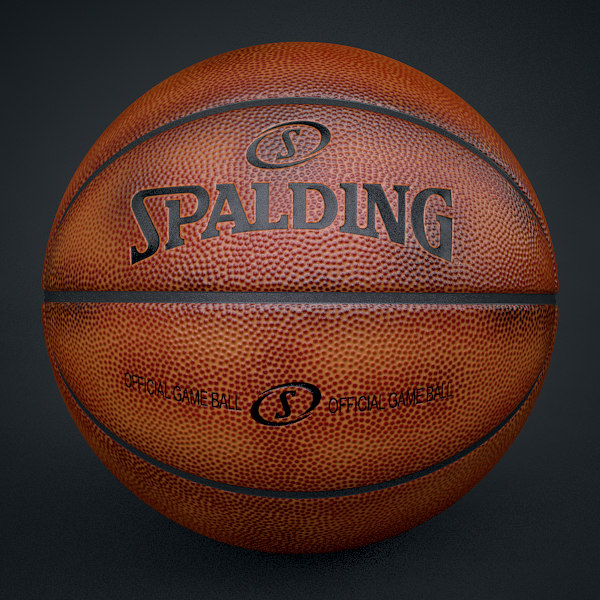 3d spalding official used ball ball