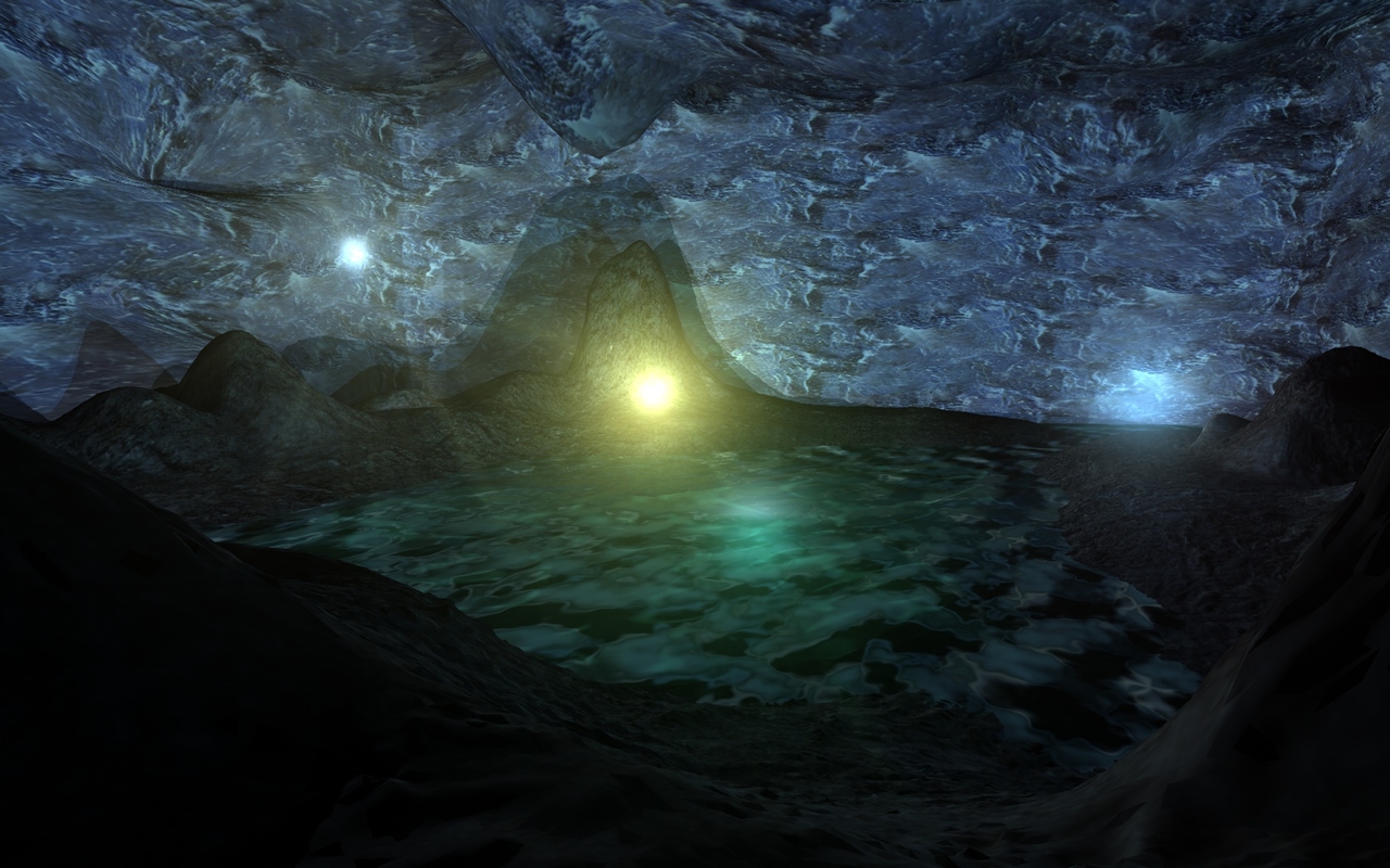 3d model cavern chamber