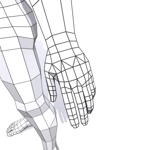 3ds max generic male base mesh