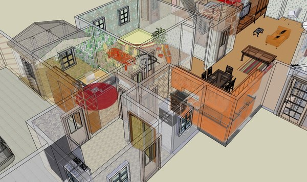 home ground floor dxf