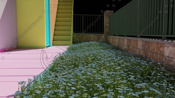 3d garden model
