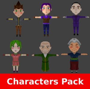 Blender Chibi Models | TurboSquid