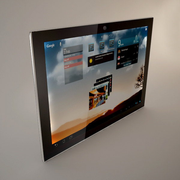 3d tablet model