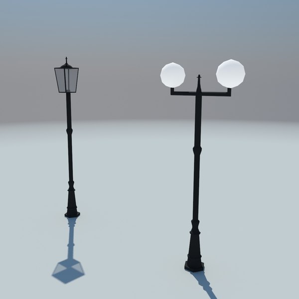 road lantern 3d max