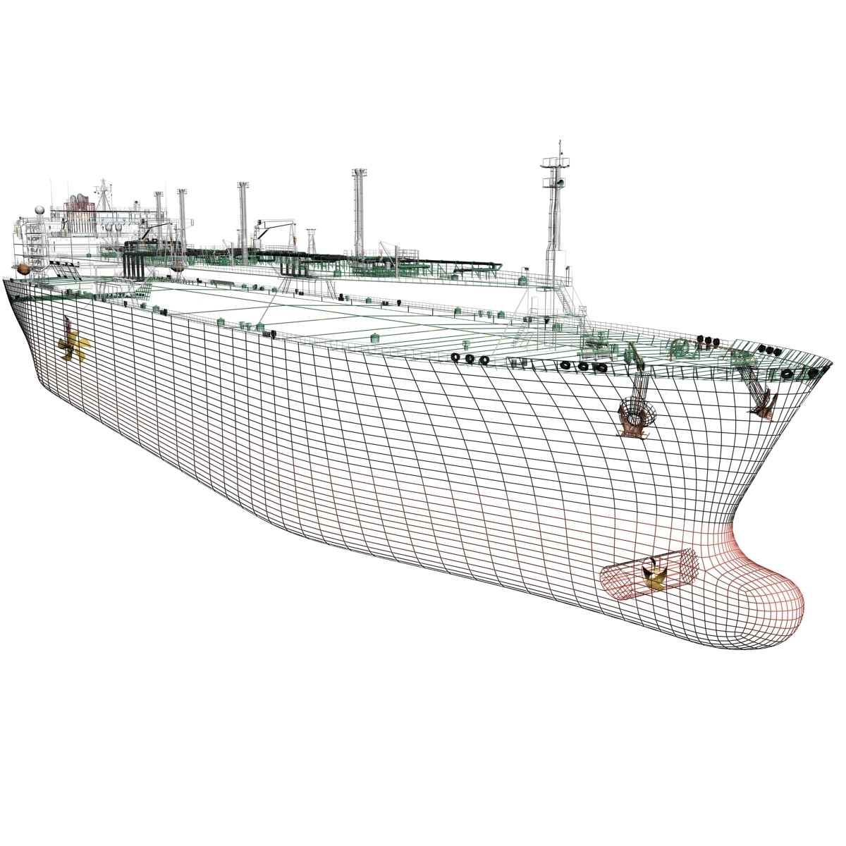lng tanker ship mitsui 3d max