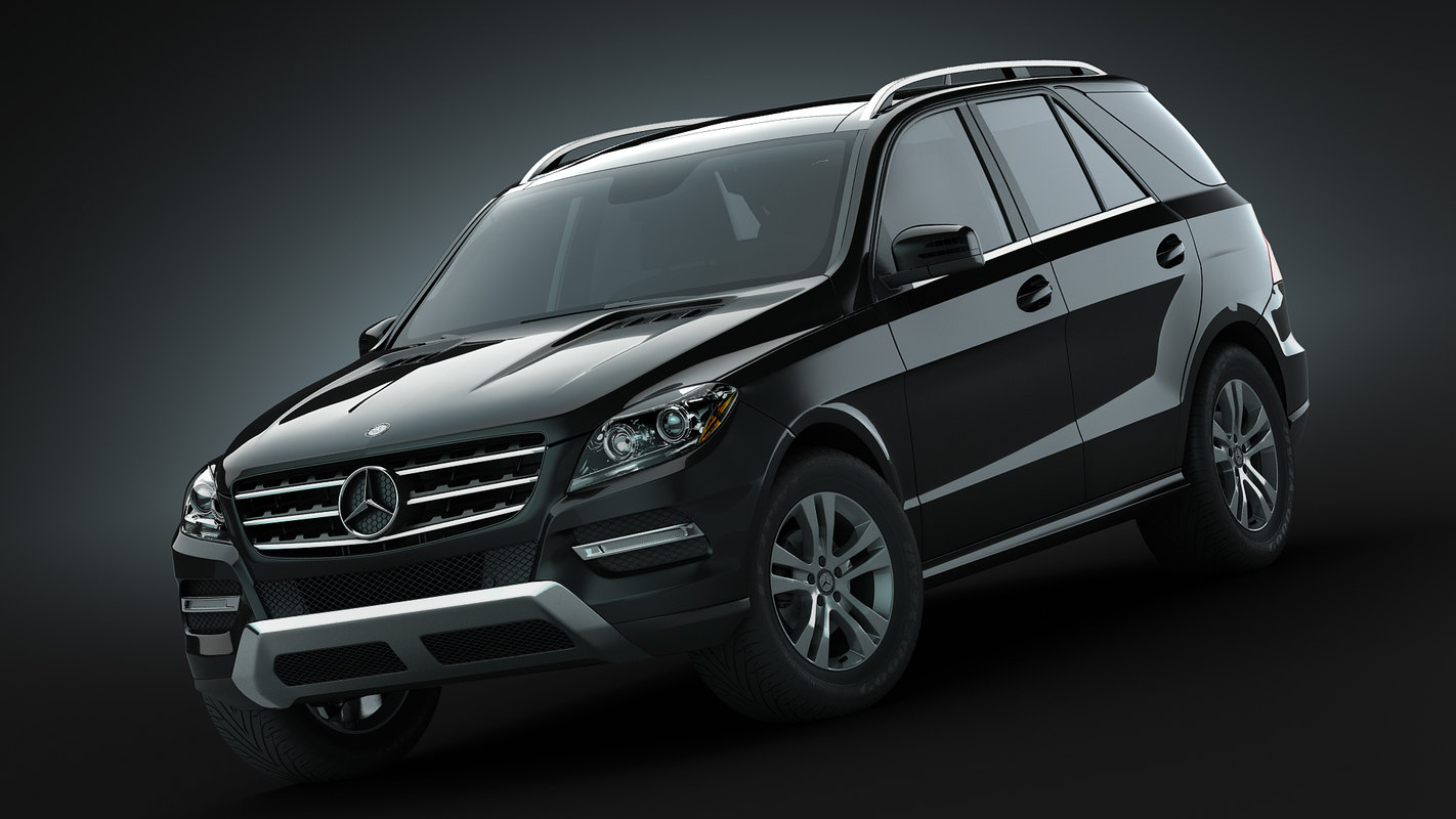 3d model mercedes class