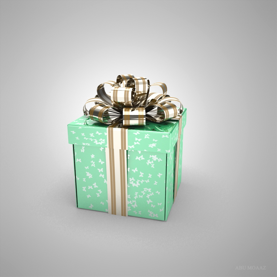 animation gift box 3ds