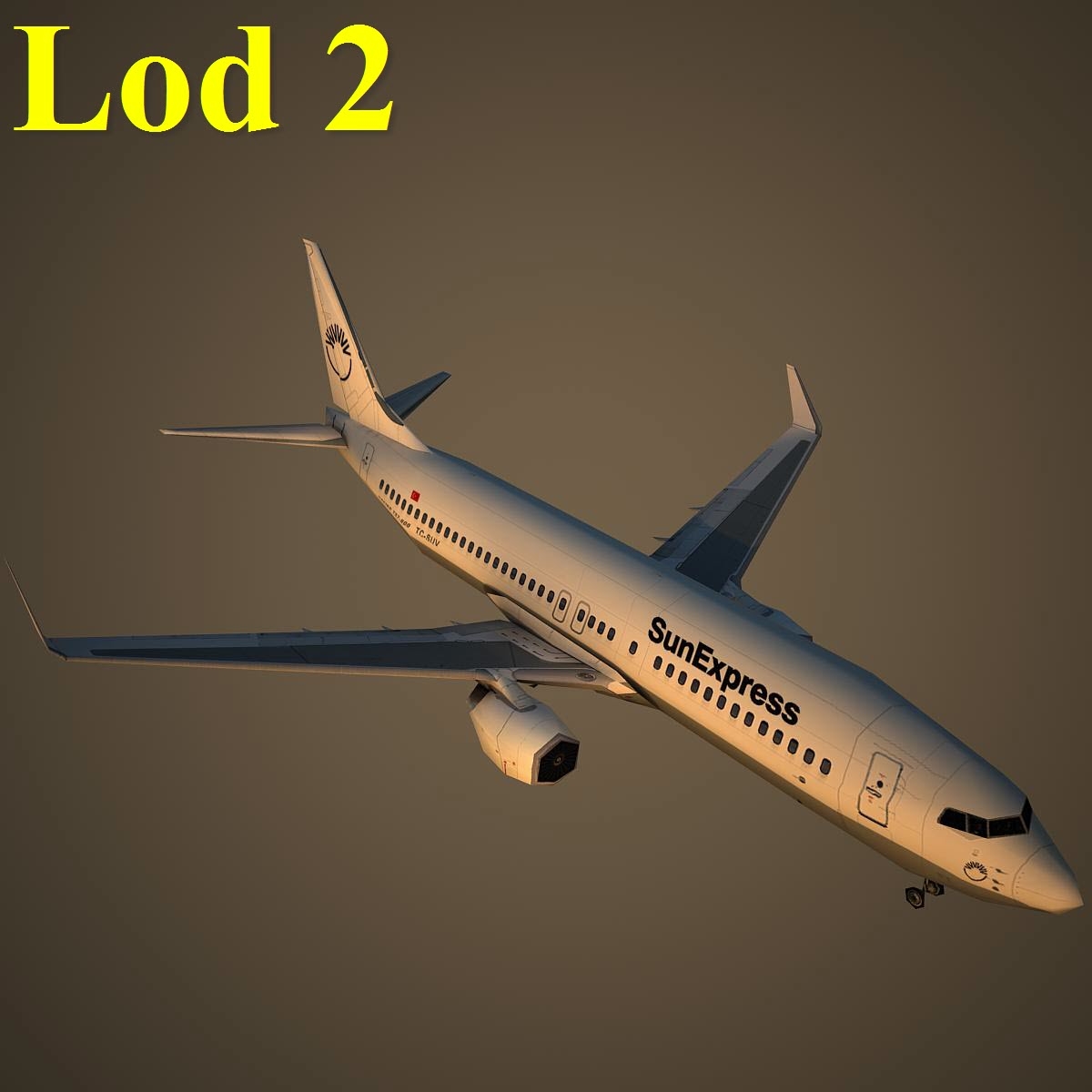 B738 SXS 3D-Modell - TurboSquid 761342