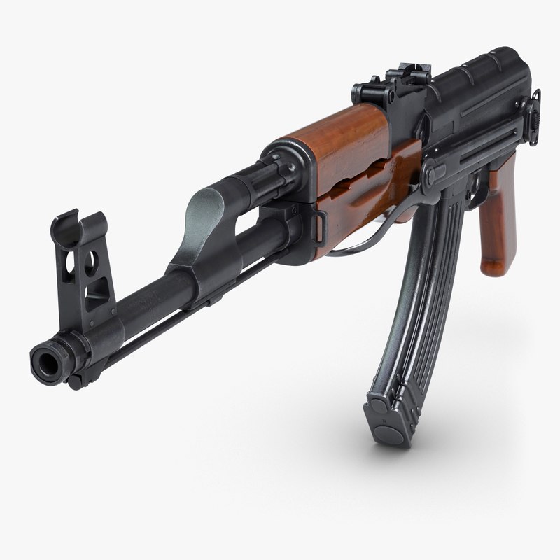 3d kalashnikov rifle ak 2 model