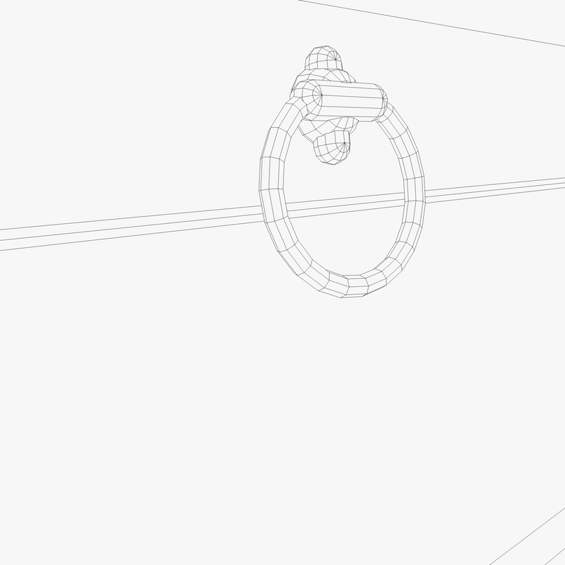 3d chicken wire box model