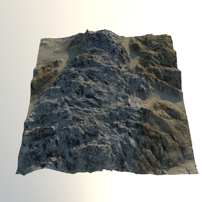 3d model terrain realistic