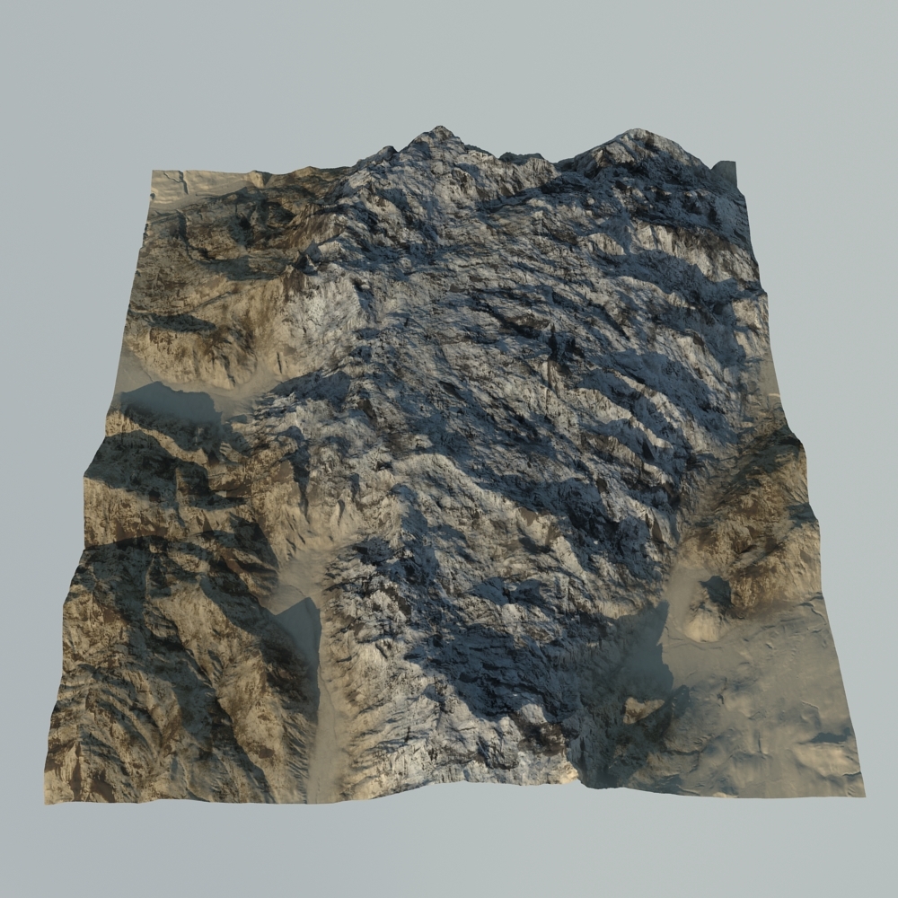 3d model terrain realistic