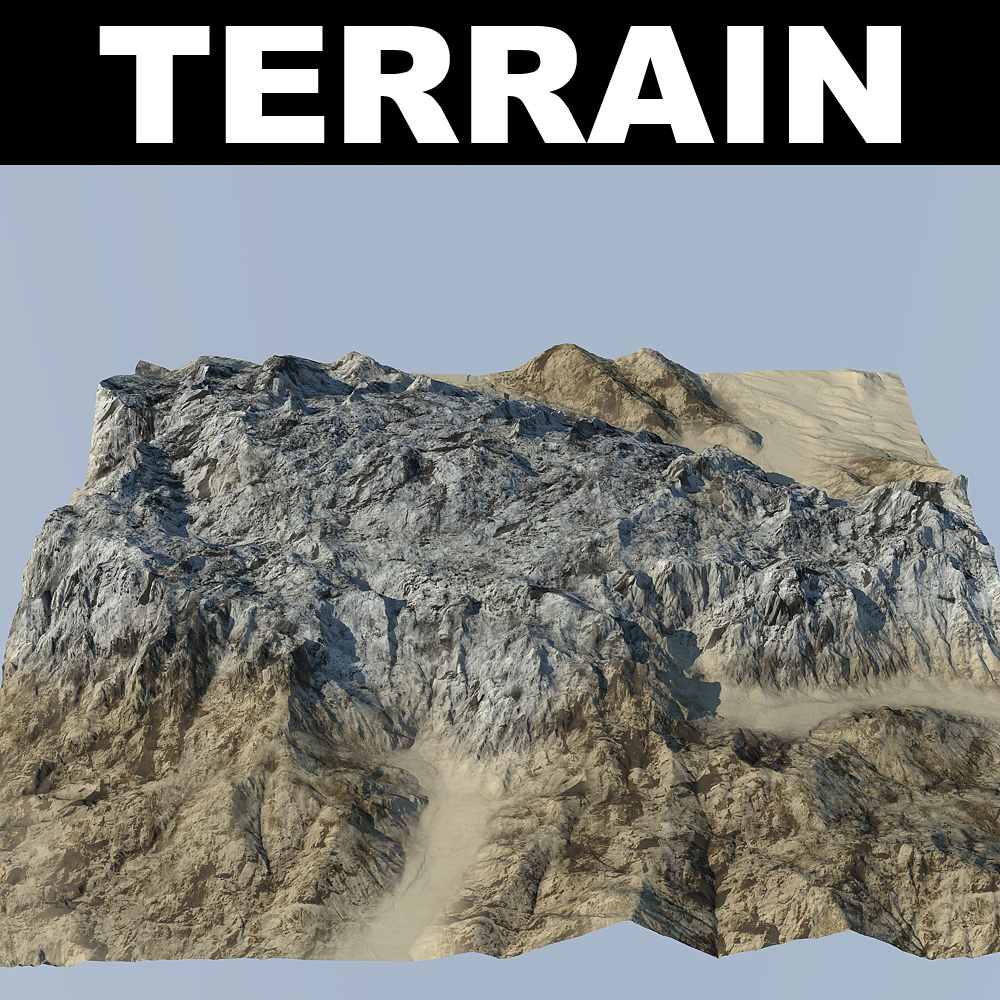 3d model terrain realistic