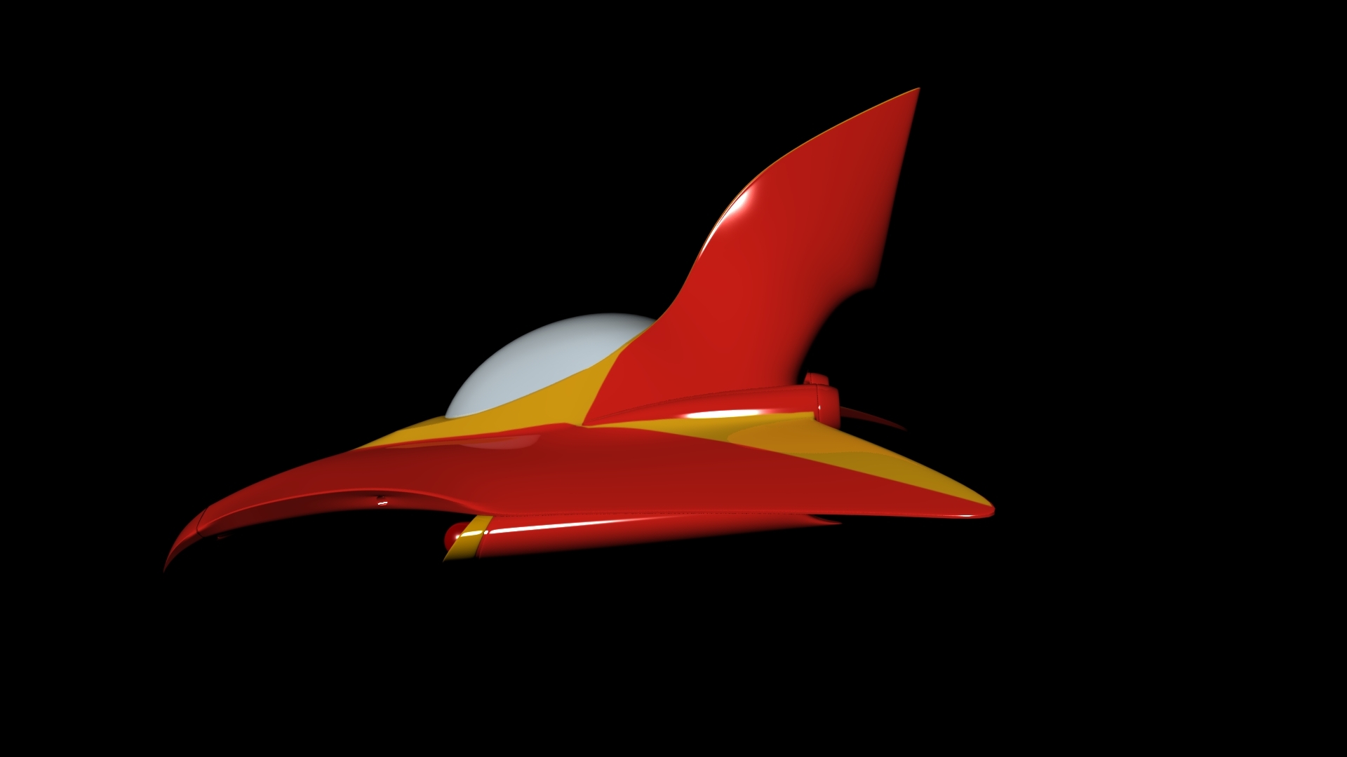 3d model mazinger brain condor