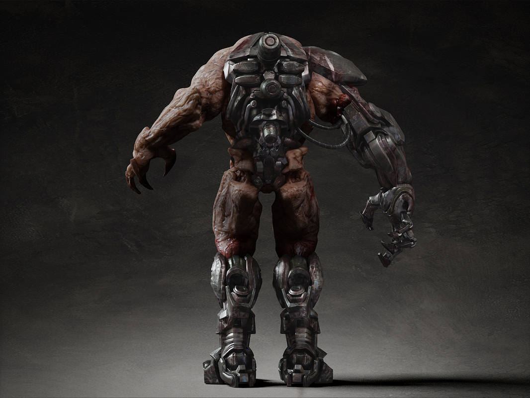 creature cyber 3d model