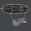 pirate dirigible 3d model
