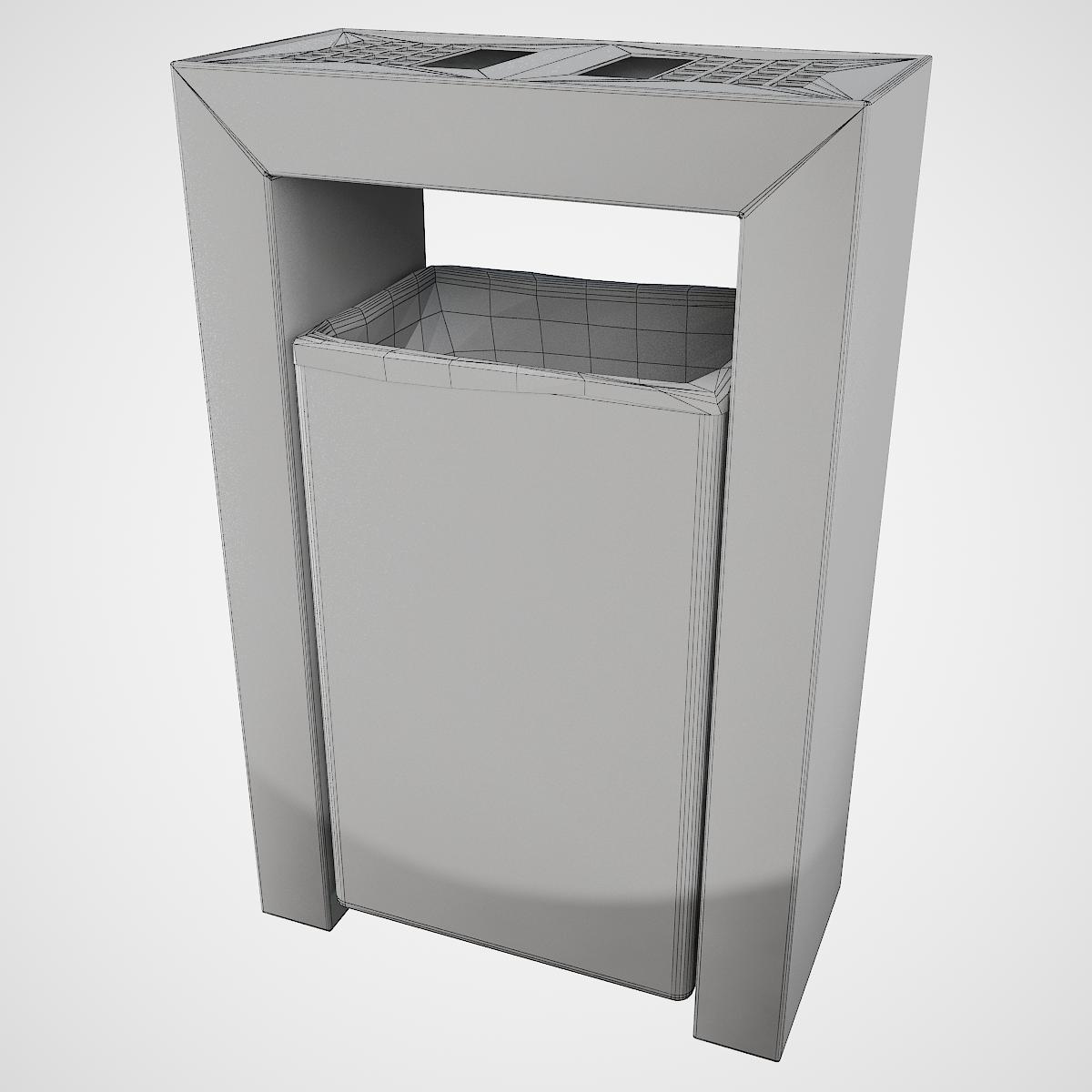 3d model dustbin 04 bin