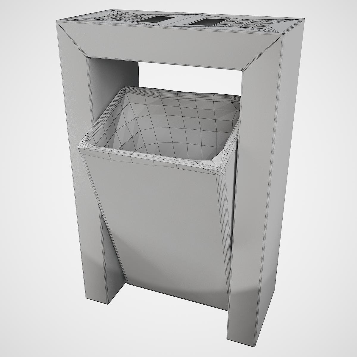 3d model dustbin 04 bin