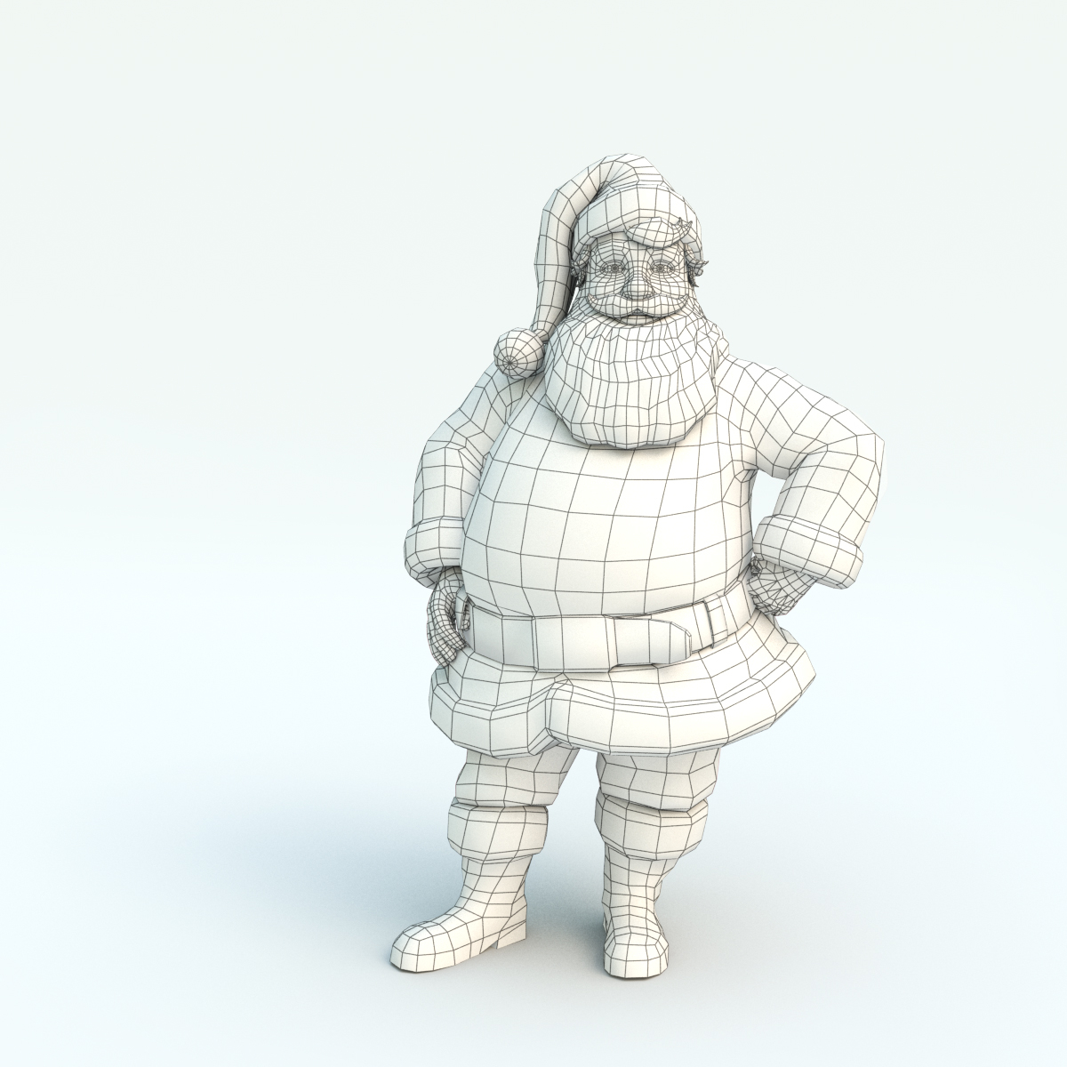 3d santa claus