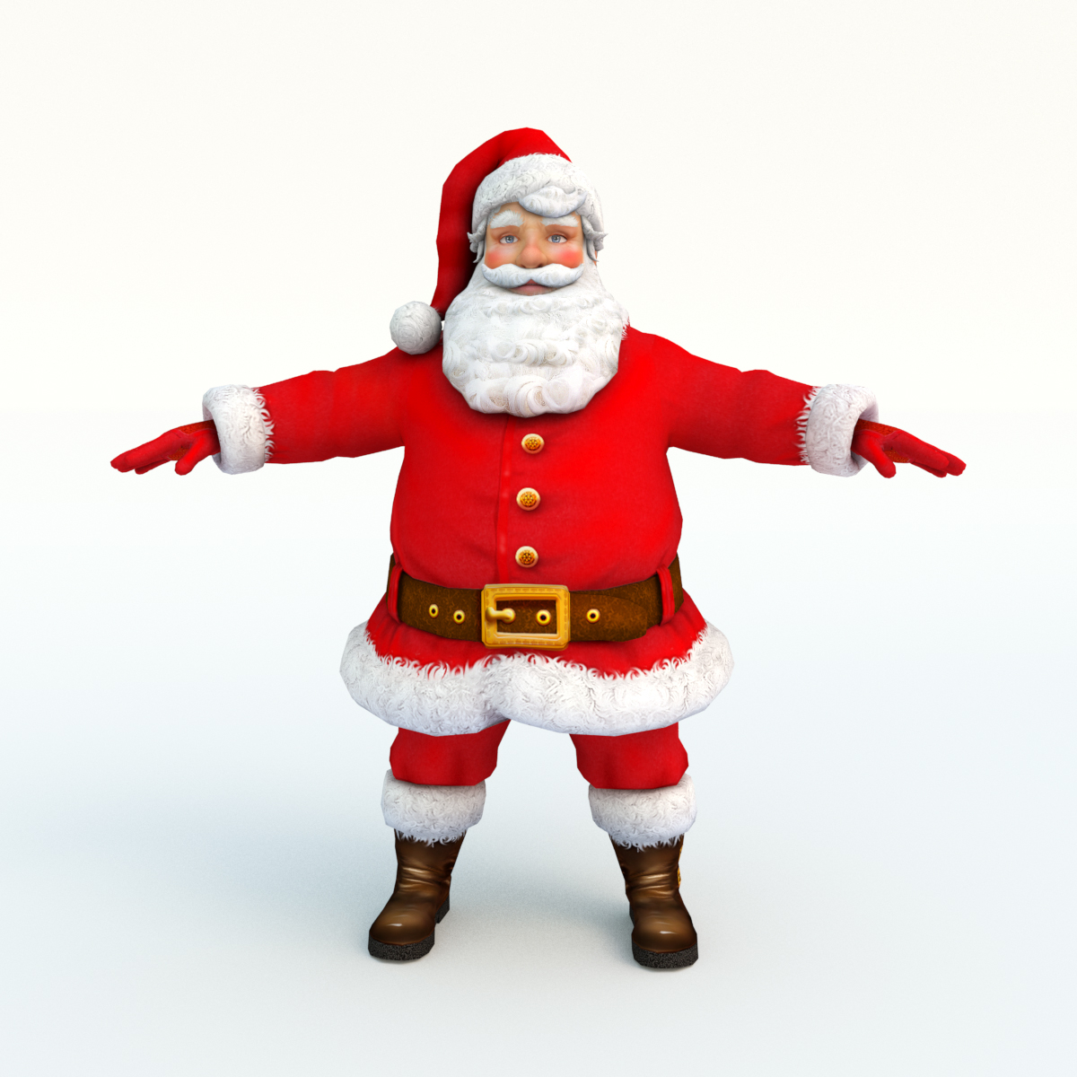 3d santa claus