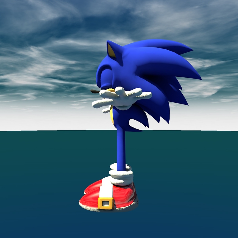 free sonic 3d model