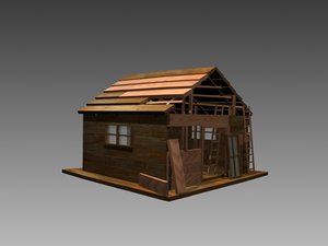 Blender Log-Cabin Models | TurboSquid