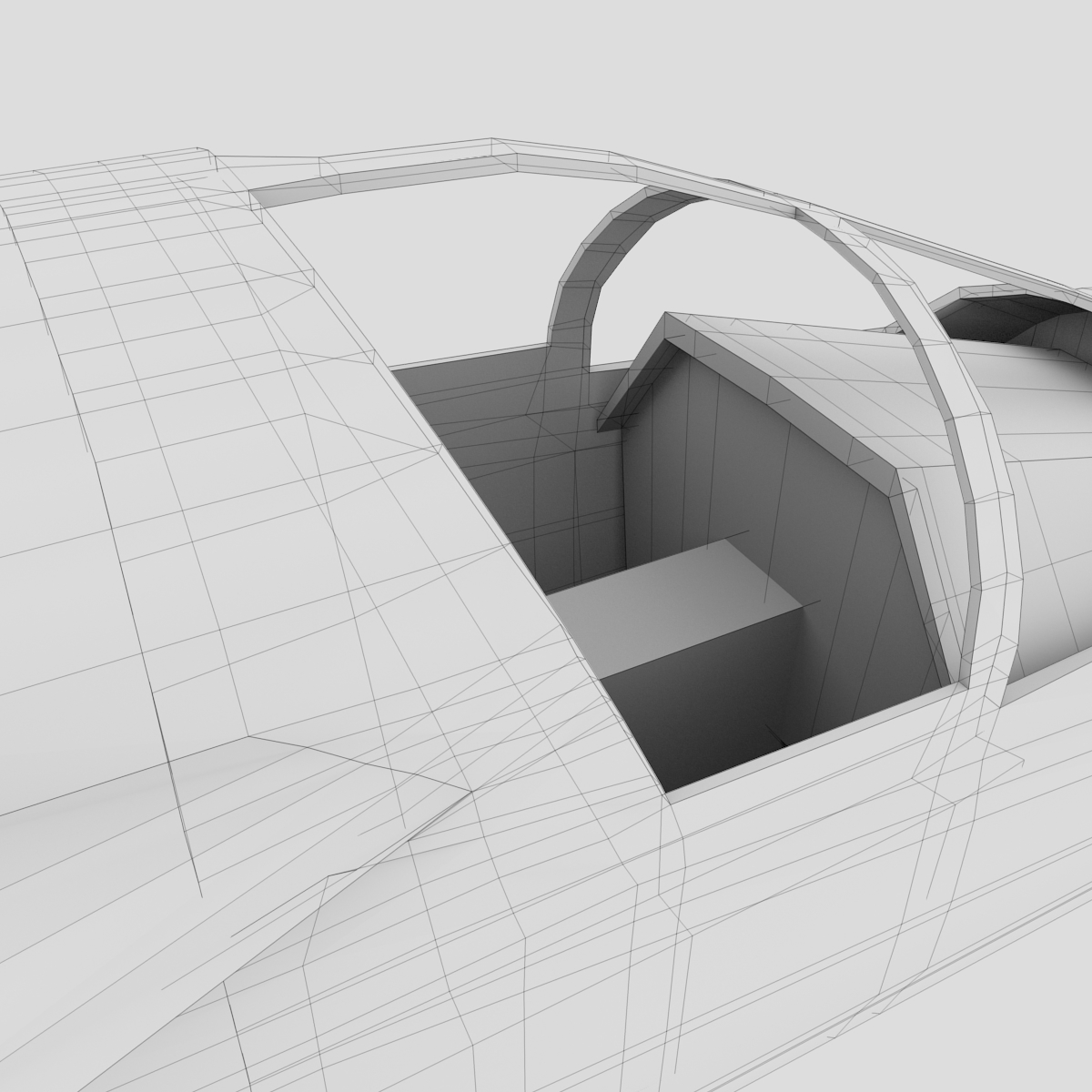 3d model f-111 bomber plane