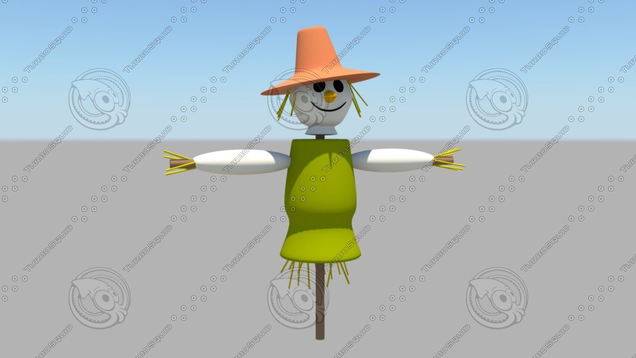 3d model scarecrow