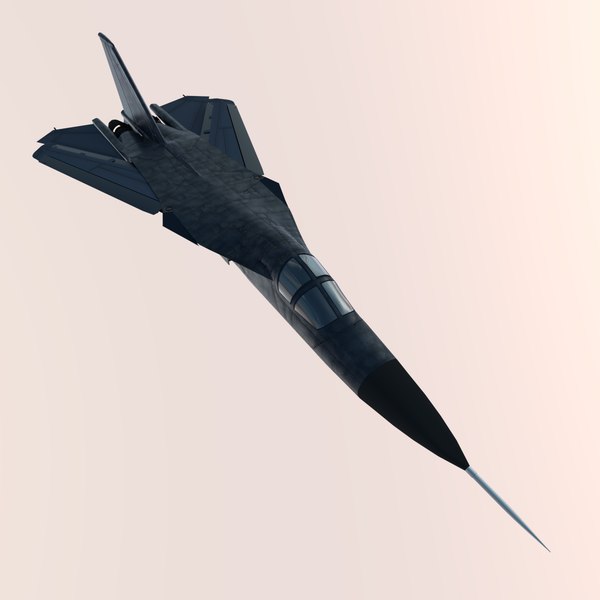 3d model f-111 bomber plane