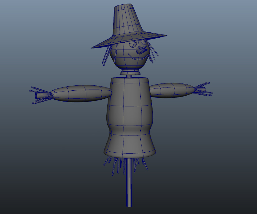 3d model scarecrow