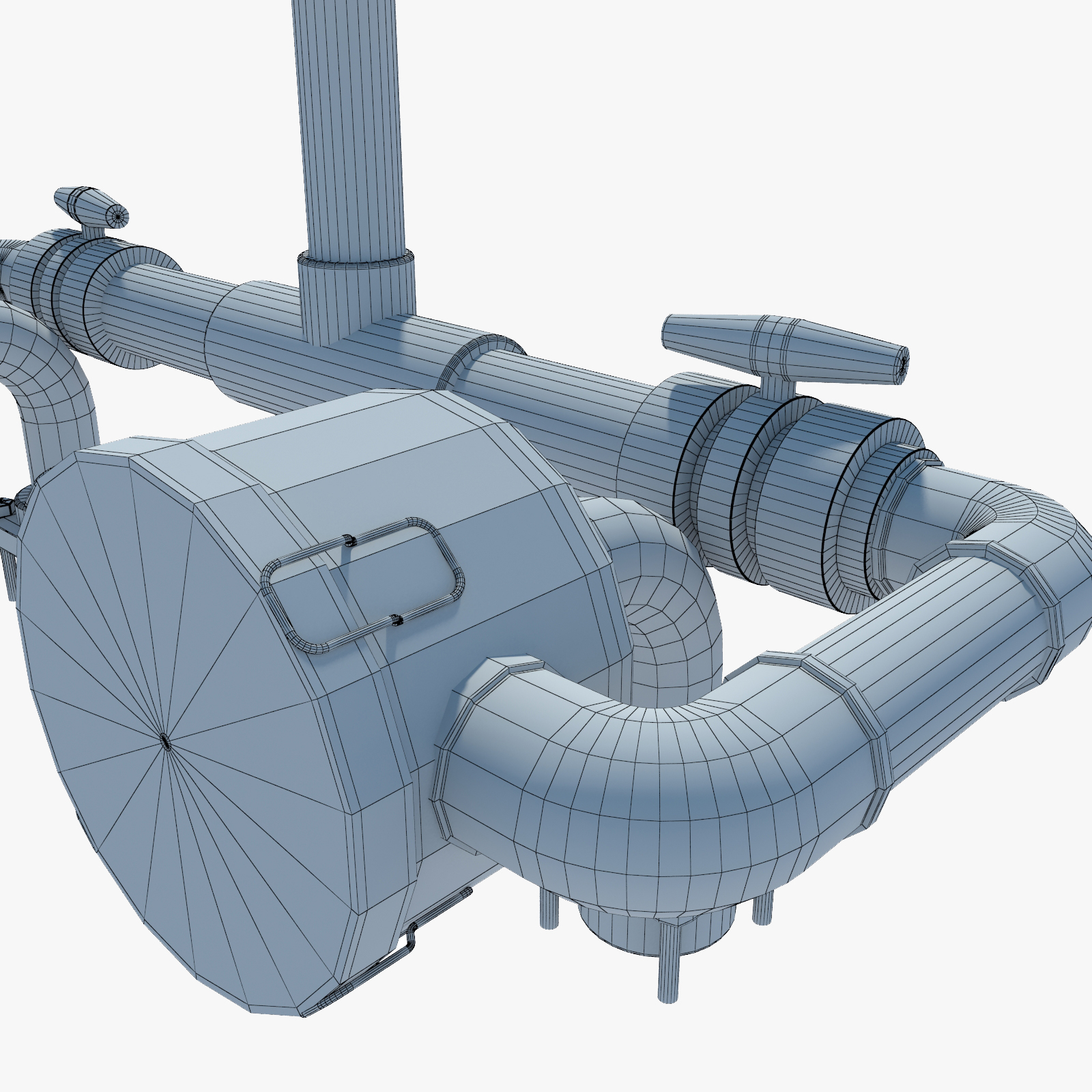 pipe pipeline 3d model