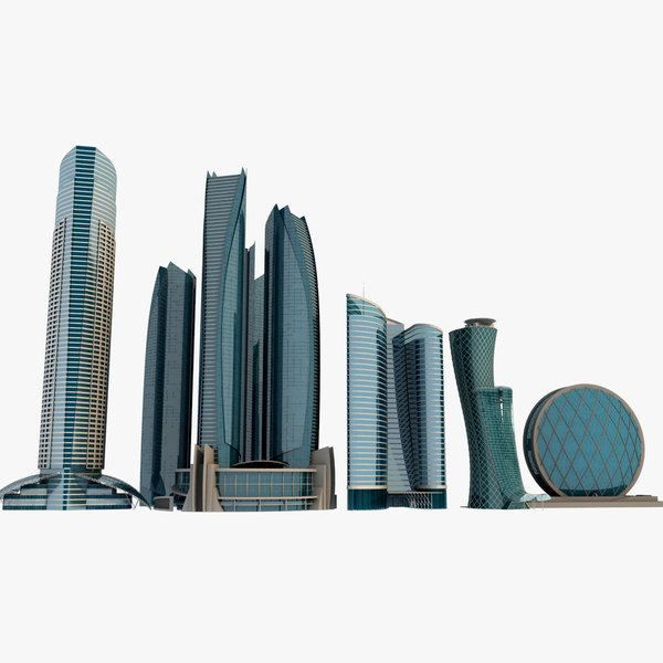 3dsmax abu dhabi buildings