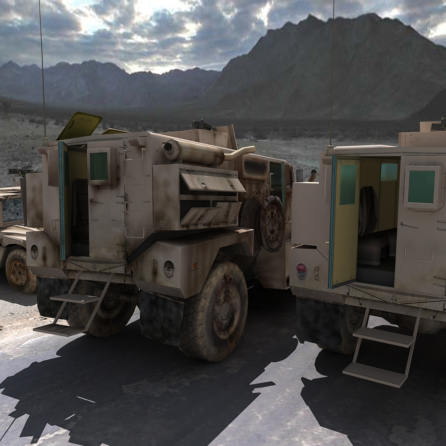 intact destroyed apc pack 3d 3ds