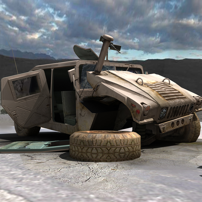 intact destroyed apc pack 3d 3ds