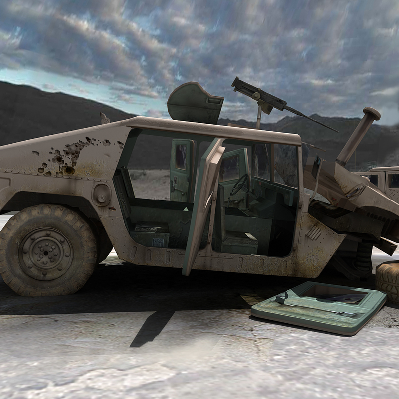 intact destroyed apc pack 3d 3ds