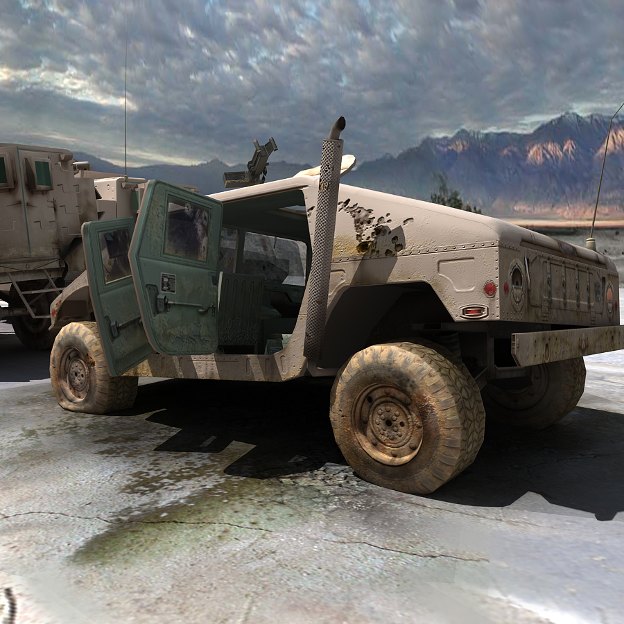 intact destroyed apc pack 3d 3ds