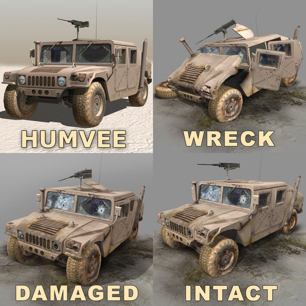 intact destroyed apc pack 3d 3ds