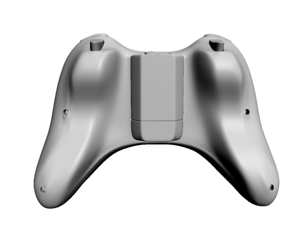 xbox 360 controller 3d model