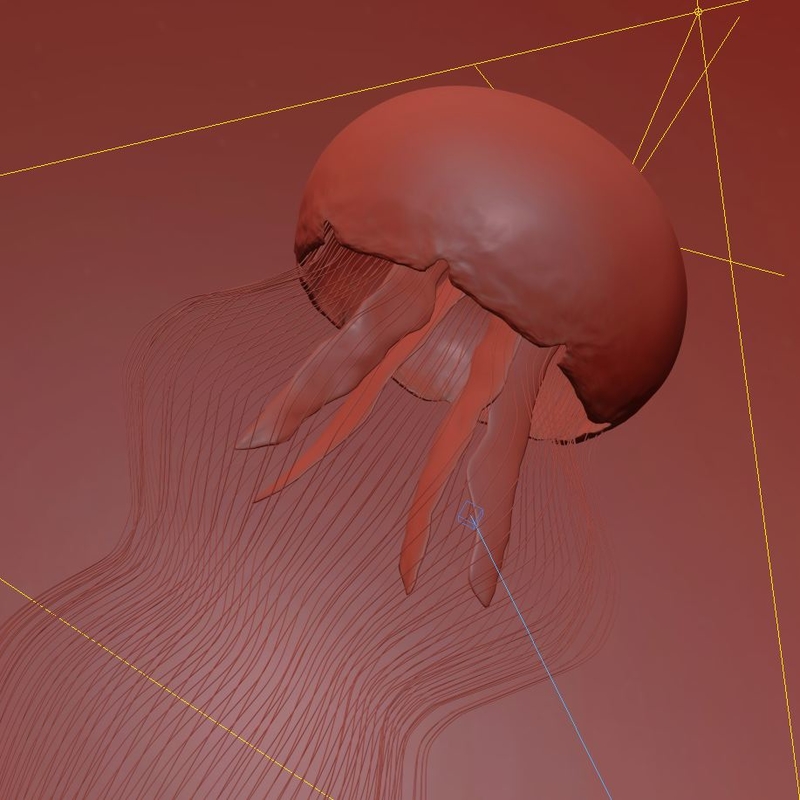 obj realistic jellyfish