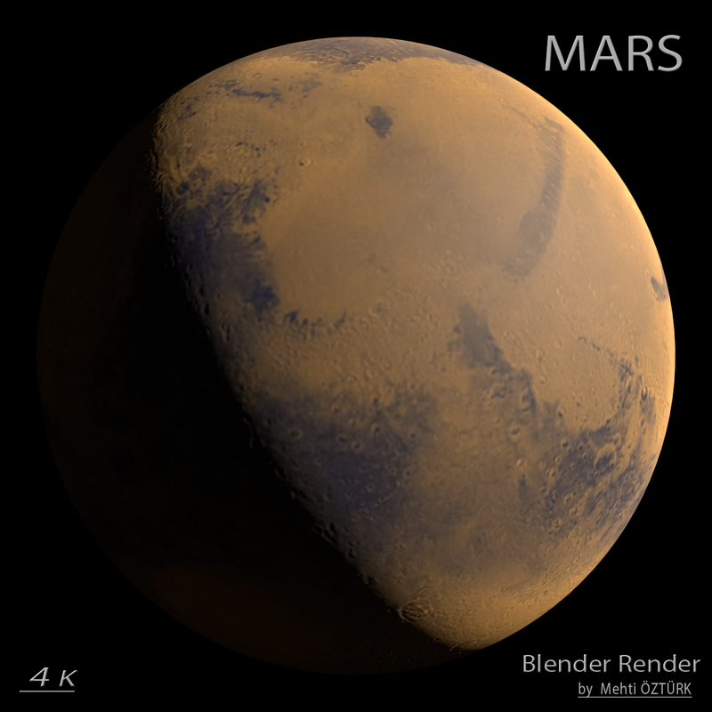 3d model realistic mars