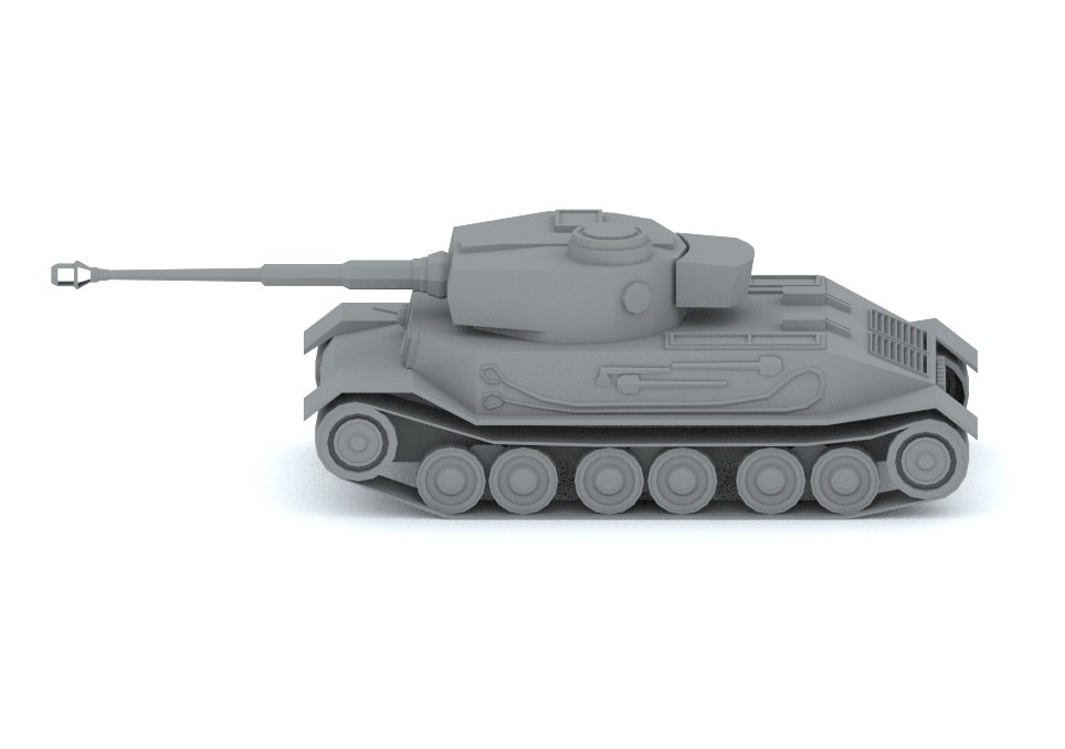 3d pz kpfw vi tiger model
