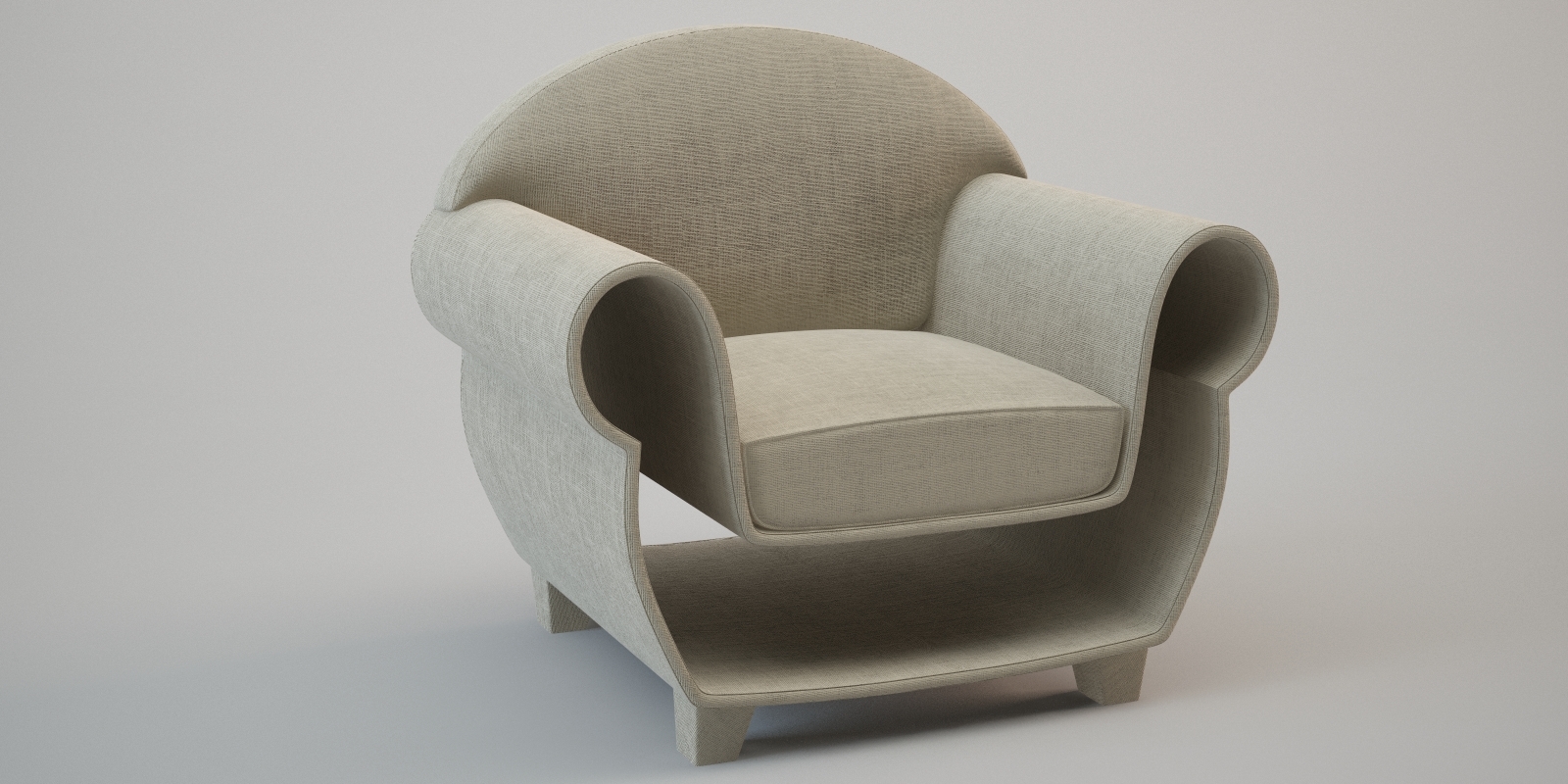 3d model chear materials