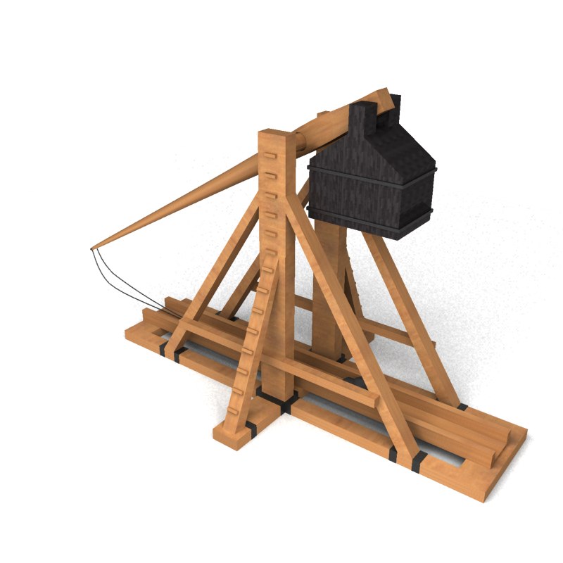 3d model trebuchet