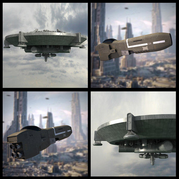 3dsmax spaceship space ship