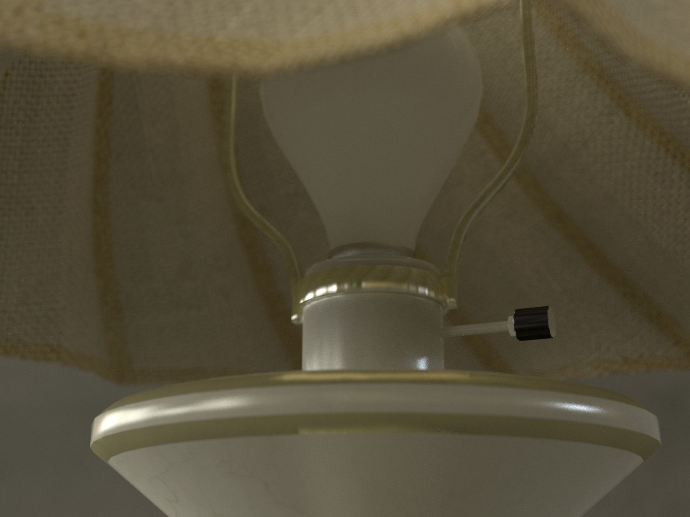 lamp interior screw 3d model