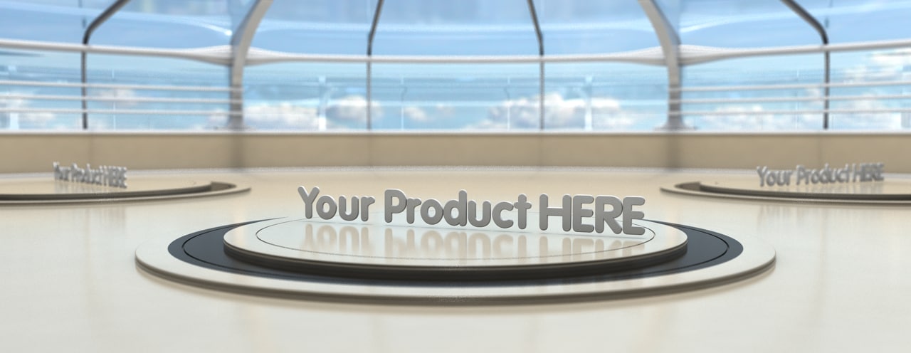 showroom interior 3d model