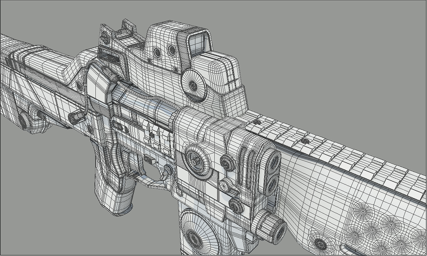 assault rifle 3d model