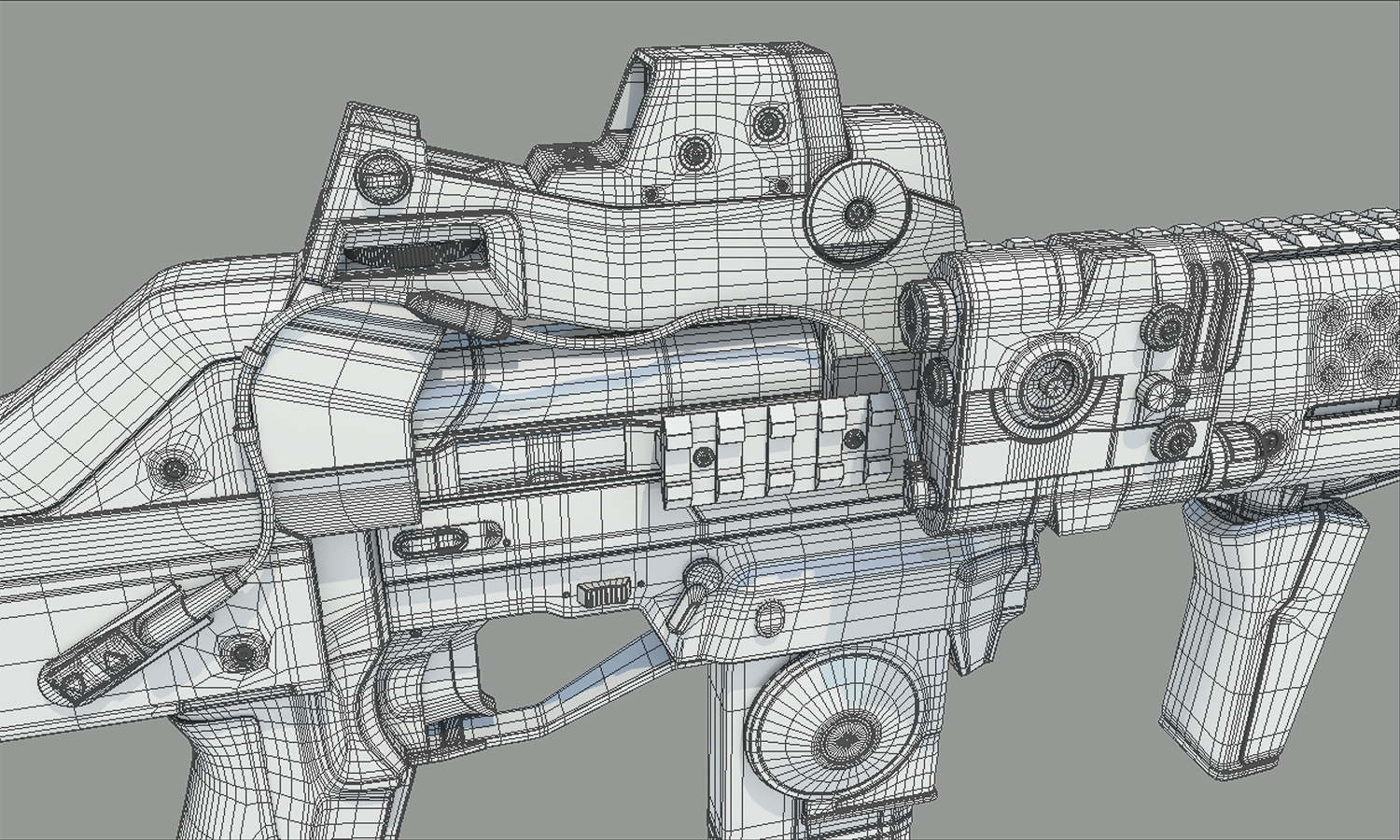 assault rifle 3d model